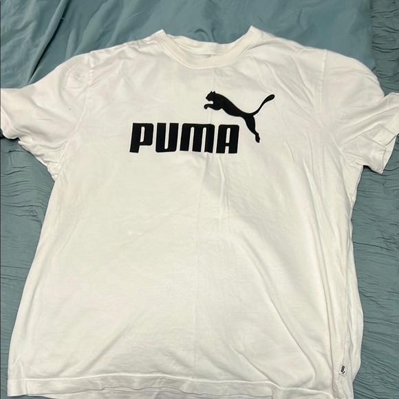 Puma | Shirts | Puma White And Black Short Sleeve Tees | Poshmark